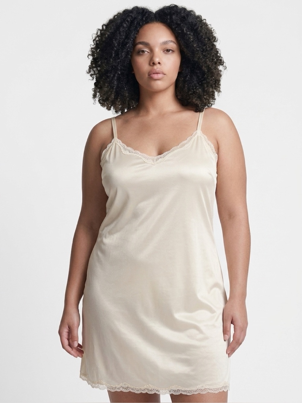 Vanity Fair | Intimates & Sleepwear | Vintage Vanity Fair Ivory Full ...